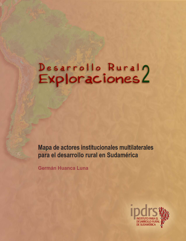 Mapa de actores institucionales multilaterales para el desarrollo rural ...